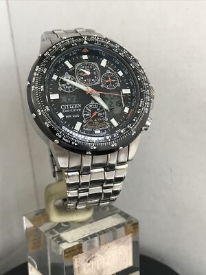 Citizen Men's Eco-Drive Skyhawk A-T S.Steel Pilot Bracelet Citizen Men's Eco-Drive Skyhawk A-T S.Steel Pilot Bracelet