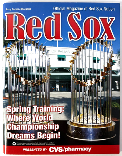 Boston Red Sox Magazine Spring Training Edition 2008 | eBay