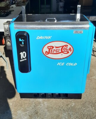 Vintage Pepsi-Cola Double Dot Ideal 55 Slider Embossed Machine. | eBay