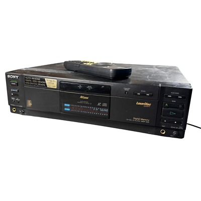 Sony MDP-650 AV Laser LaserDisc System Player Auto Reverse CD CDV LD w ...