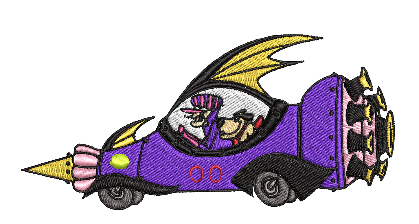 Cartoon Iron on Patches - Dastardly & Muttley, Hong Kong Phooey, Speedy ...