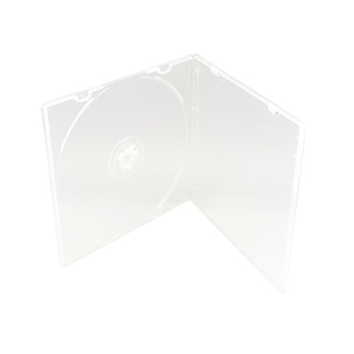 5.2mm Durable Cd Case Slim Single Clear Pp Poly Plastic Cases 100 Pack ...