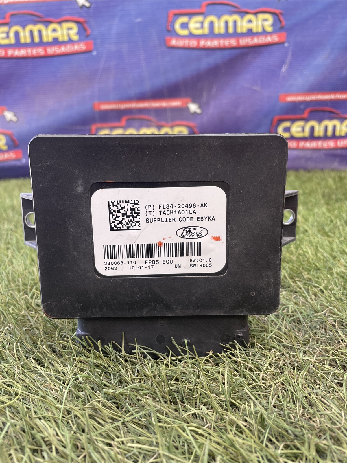 2015-2020 FORD F150 ELECTRIC PARKING BRAKE CONTROL MODULE FL34 2C496 AK ...