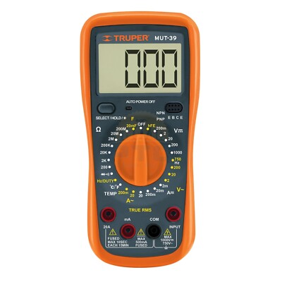 Truper MUT-39 Professional True RMS Digital Multimeter | eBay
