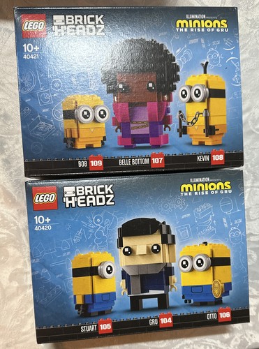 LEGO 40420 - 40421 - Brickheadz - Minions - Gru Stuart et Otto - Bob ...