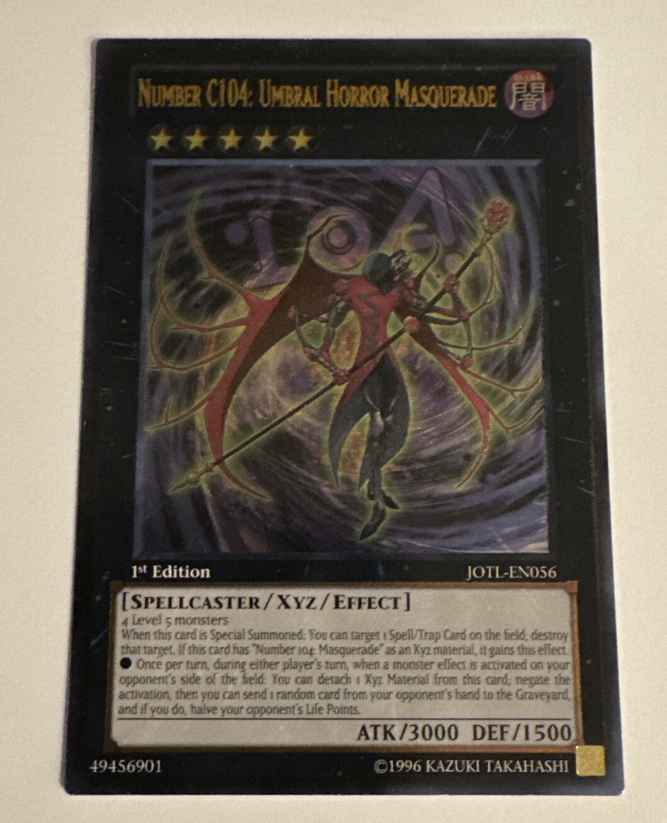 Yugioh Number C104 Number C104: Umbral Horror Masquerade (UTR)