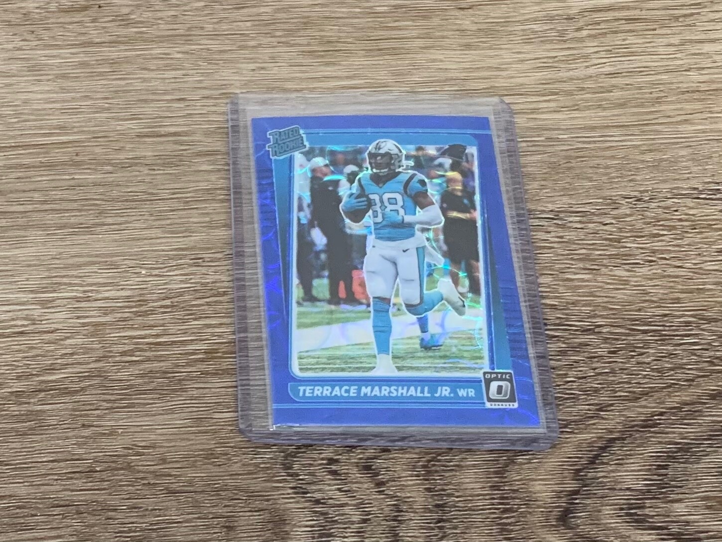 2021 Panini Donruss Optic Blue Scope Prizm Terrance Marshall Card #218 ...