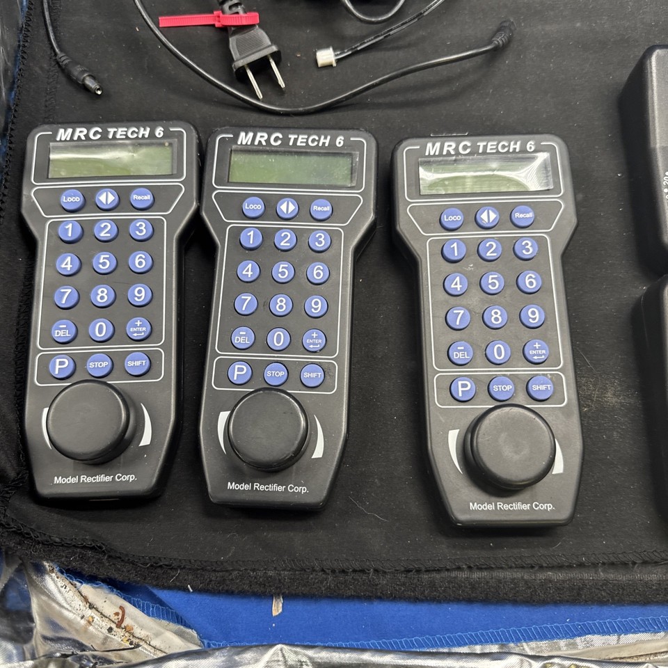 3 Mrc Tech 6 Handheld DDC Remotes With Sound Controllers For Ho Scale ...