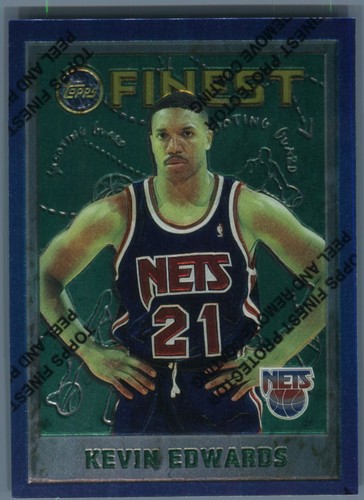 1995-96 Finest New Jersey Nets Kevin Edwards #205 | eBay