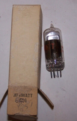 New Old Stock Minniwatt 6AT6 Double Diode Triode 7 pin valve | eBay