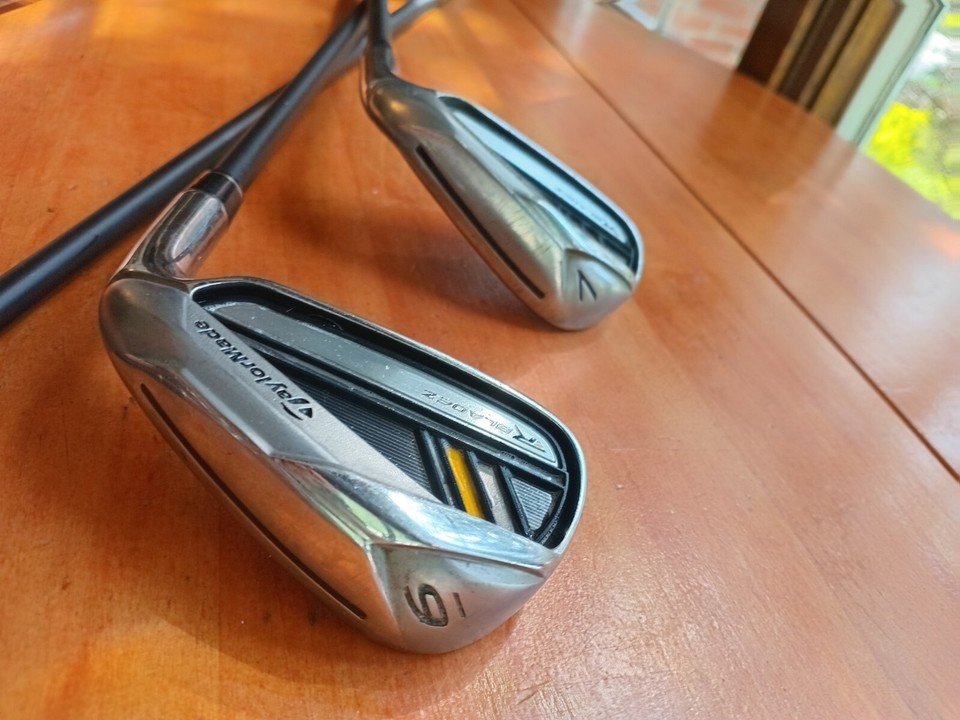 Used Taylormade RBladez Iron Set Of 4 Rocket Fuel Med Flex Steel Shafts ...