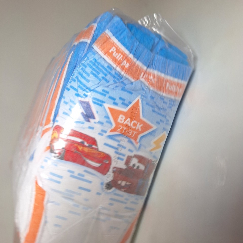 CARS Huggies PULL UPS 2T 3T Disney Pixar Training Pants Diapers 32 ...