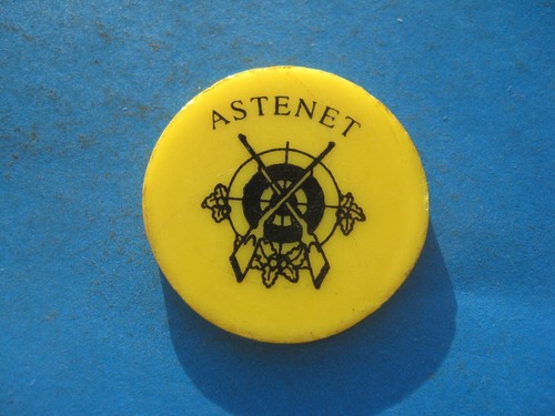(G) ASTENET YELLOW COLOURED SHOOTING CLUB TOKEN COIN | eBay