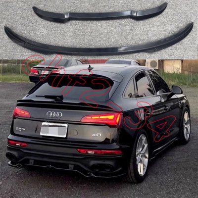 For Audi Q5 SQ5 sportback Gloss Black Rear Spoiler Trunk & Roof Lid Lip ...