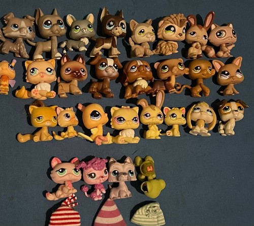 littlest pet shop LPS hasbro lot of cats dogs etc | eBay