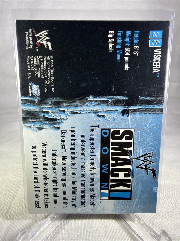 Viscera 1999 Comic Images WWF SmackDown! WWE Card # 28 | eBay