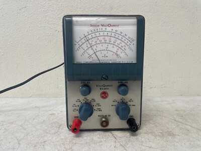 Vintage RCA Senior VoltOhmyst WV-97A Vacuum Tube Voltmeter VTVM | eBay
