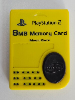 Nyko Playstation 2 PS2 Memory Card 8MB MagicGate Console Game System ...