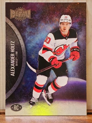 2021-22 Alexander Holtz NHL Skybox Metal Universe RC Rookie #191 Devils ...