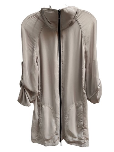 Anatomie Travel Jacket Size Small Sheer Beige Cinch Waist Adjustable ...