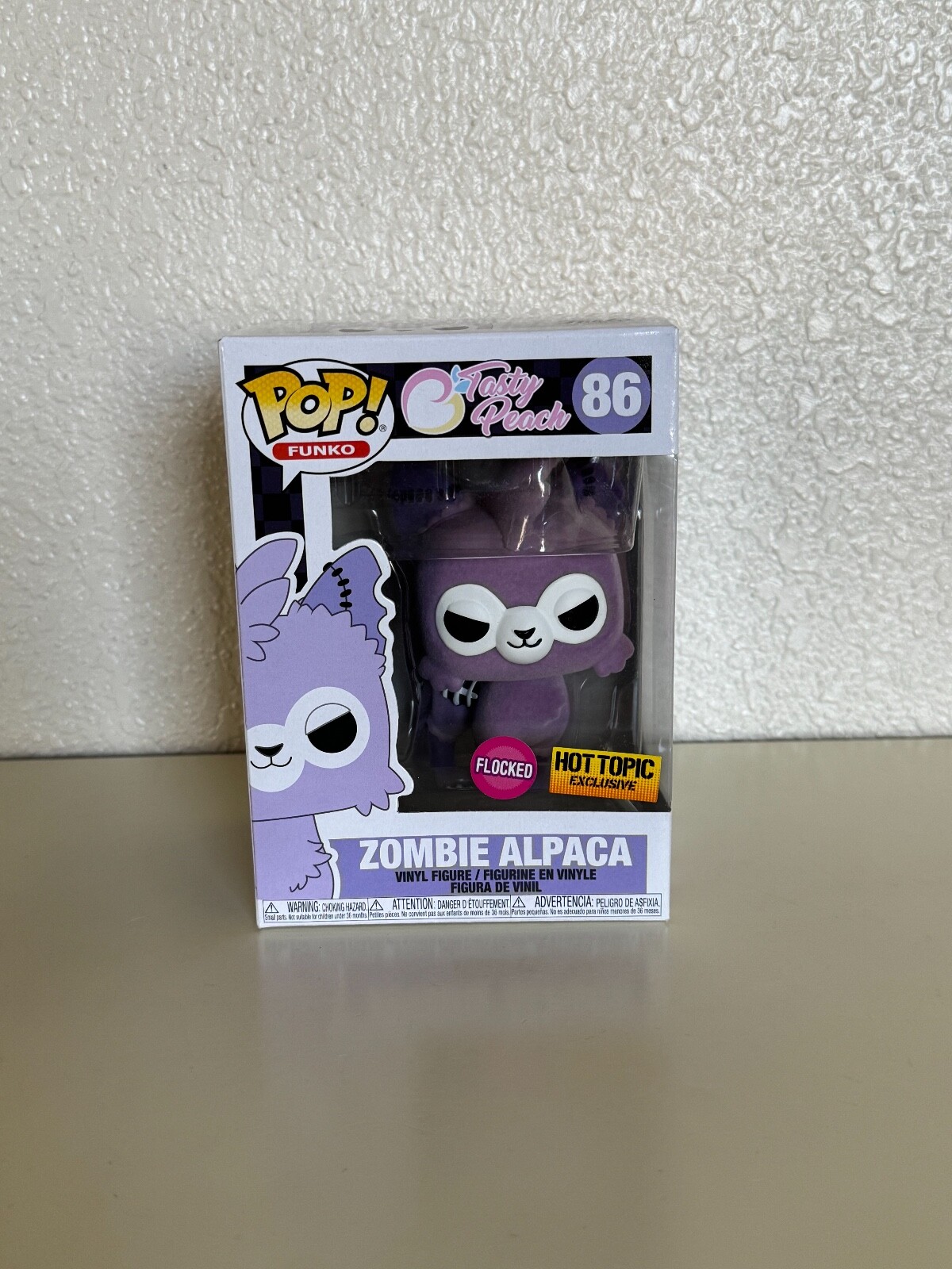 Funko Pop! Tasty Peach Flocked Zombie Alpaca Hot Topic Exclusive 86 | eBay