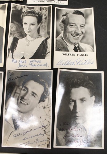 19x 1950's Actors/Singers SIGNED/ AUTOGRAPHED Photographs Inc. Jimmy ...