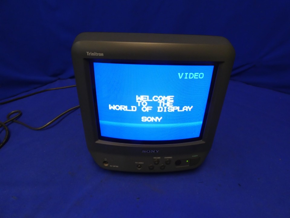 Sony KV-9PT60 Trinitron Color TV w/Power Cord, Clear Screen (Made Sep ...