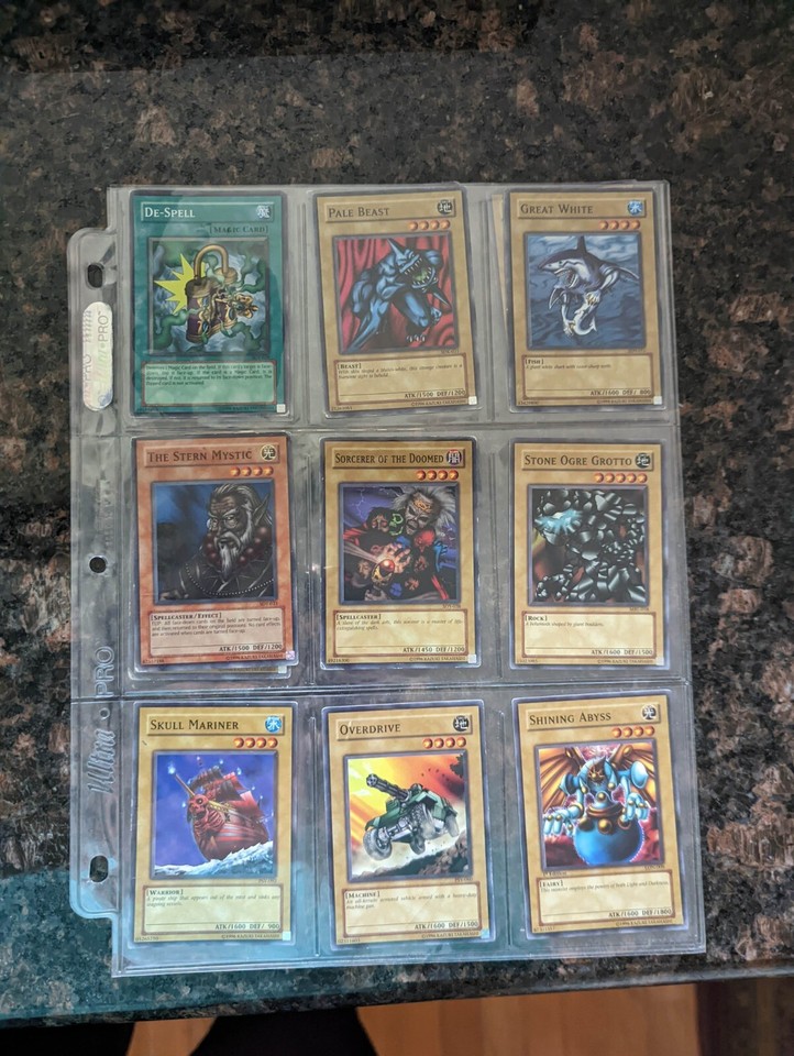 1996 1st gen first Yu-Gi-Oh YUGIOH Trading Card Game Lot of 80 cards L ...