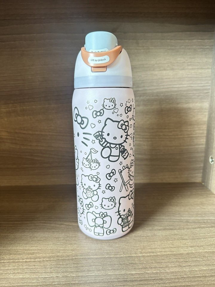 Hello Kitty Inspired Engraved Owala Freesip 32oz Water Bottle | eBay