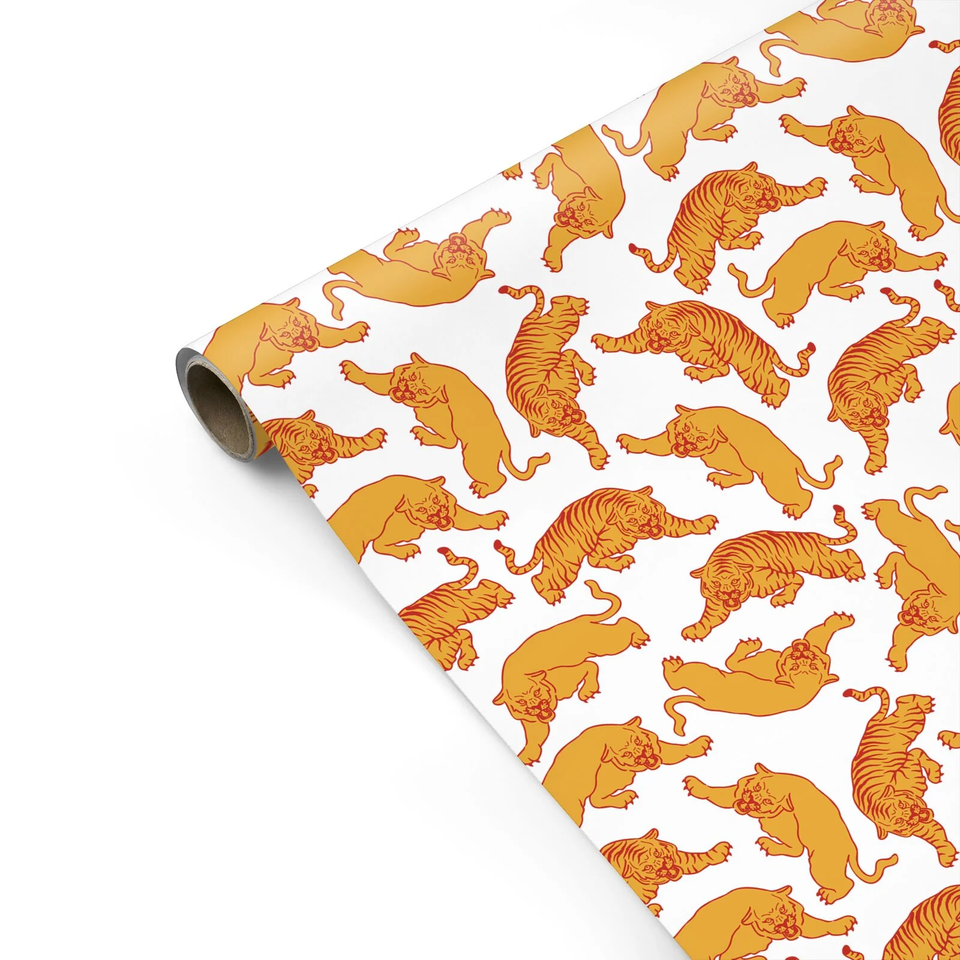 Dyefor Tiger Wrapping Paper Gift Wrap | eBay UK