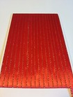 5M 6mm Thin Red Gold Edged Satin Ribbon Trim Card Making Scrapbooking ...