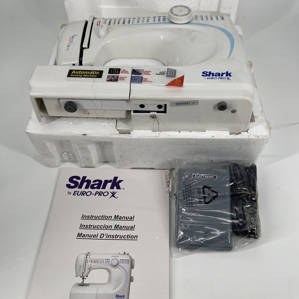 SHARK BY EURO-PRO X SEWING MACHINE MODEL 384 Excellent Condition " | eBay