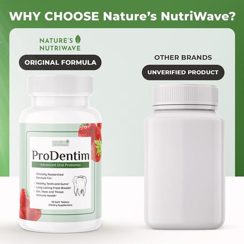 (1Pack) Prodentim Soft Tablets Chewable Probiotic For Gums Teeth ( 30 ...