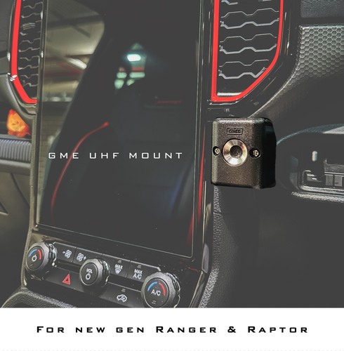 GME UHF Microphone Mount For Ford Next GEN Ranger & Ranger Raptor | eBay