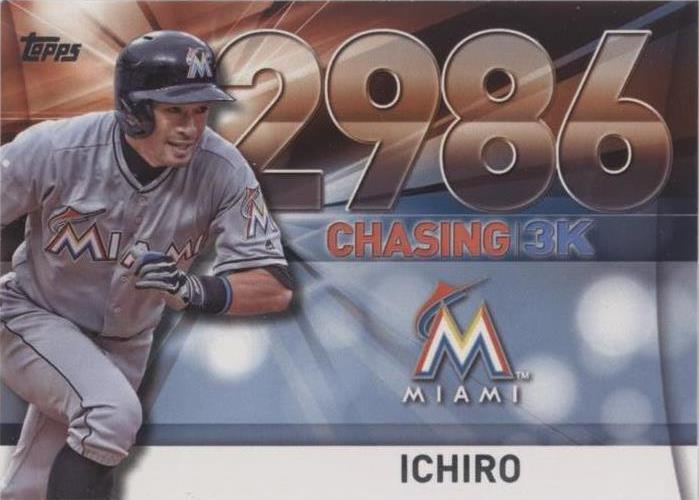 2016 Topps Update Series - Chasing 3000 Ichiro Suzuki #3000-56 for sale ...