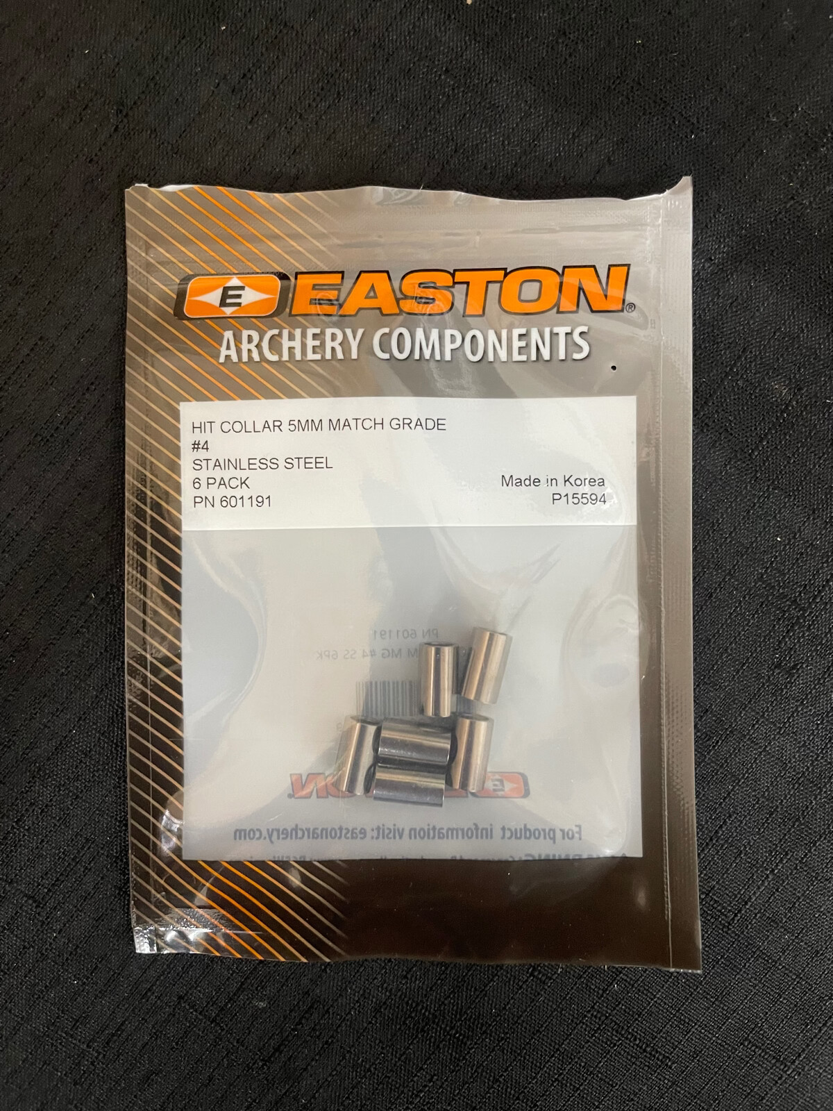 Easton 5MM Match Grade HIT Collars Stainless Steel 6 Pack | eBay
