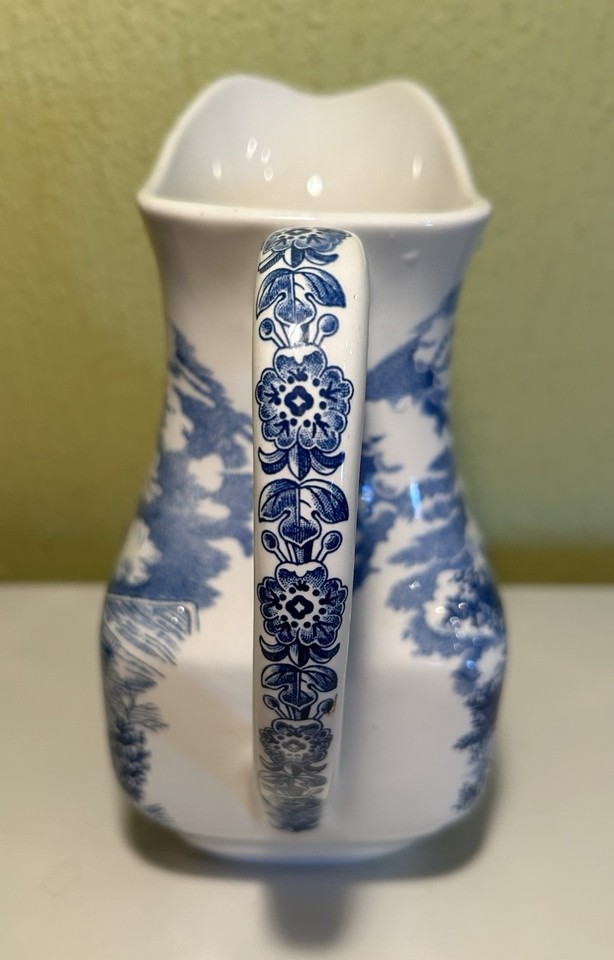 Liberty Blue Historic Colonial Scenes Old North Church Ceramic Pitcher ...