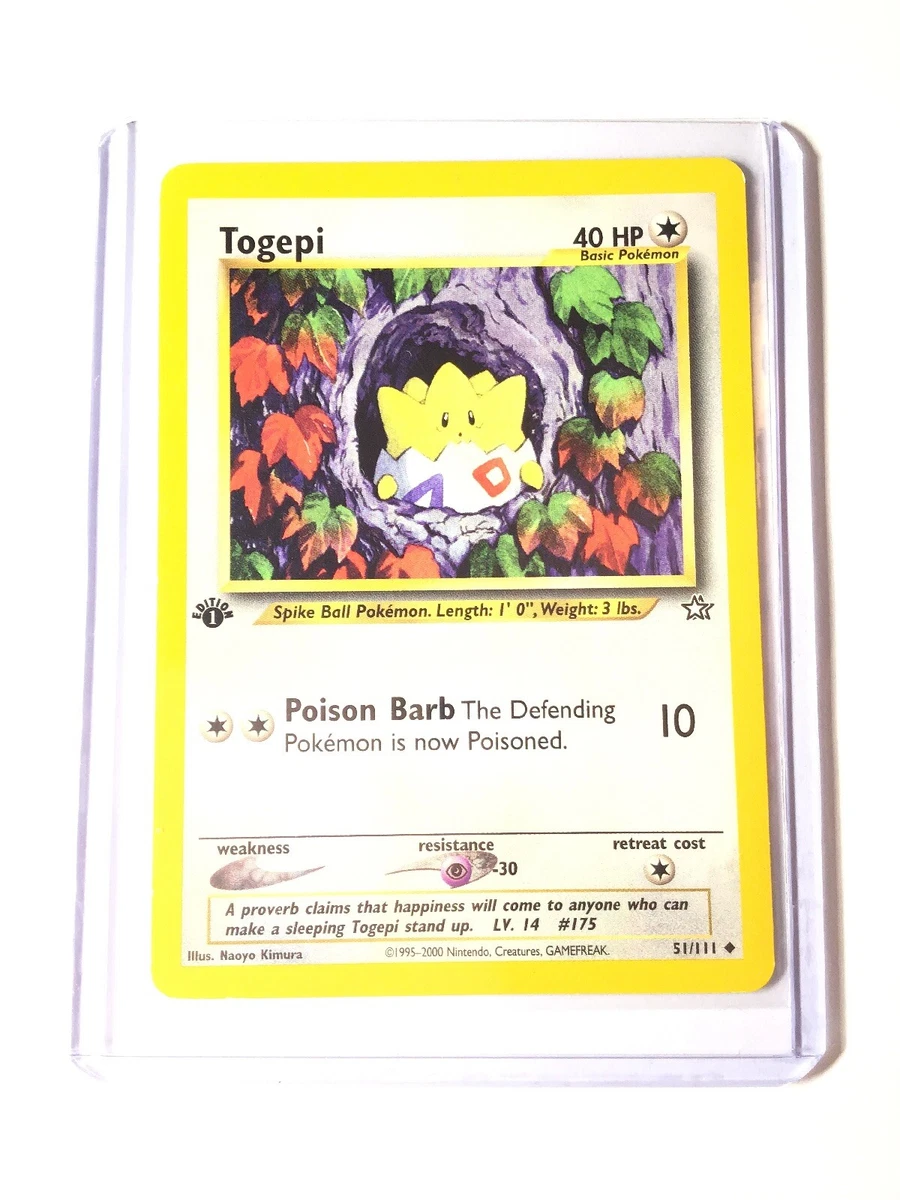 Pokemon Togepi Card