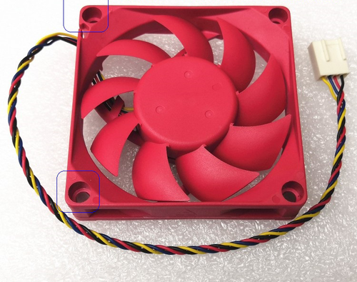 Cooler Master FA07015LPB 70mm 7CM 12V 70*70*15MM PWM speed control ...