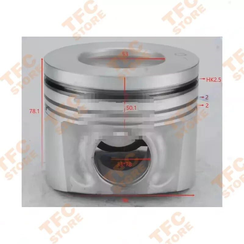 ZD30 Piston & Piston Ring & Pin Kit For Nissan ZD30 Excavator Engine ...