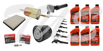 Tune Up Kit 2006 Lincoln Town Car Heavy Duty Ignition Coil DG508 SP493 ...