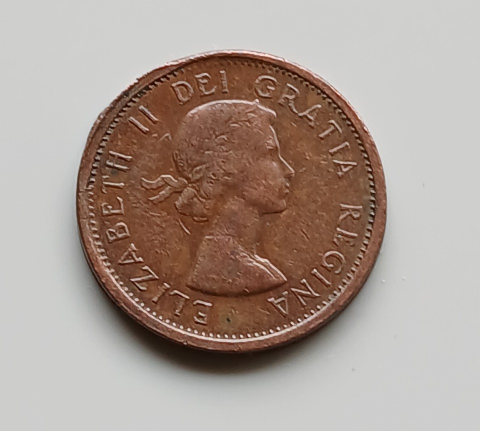Nice 1963 Canadian 1c Indent Error Penny | eBay