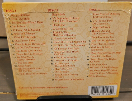 50 Christmas Favorites [Digipak] by Starlight Orchestra and Singers (CD ...