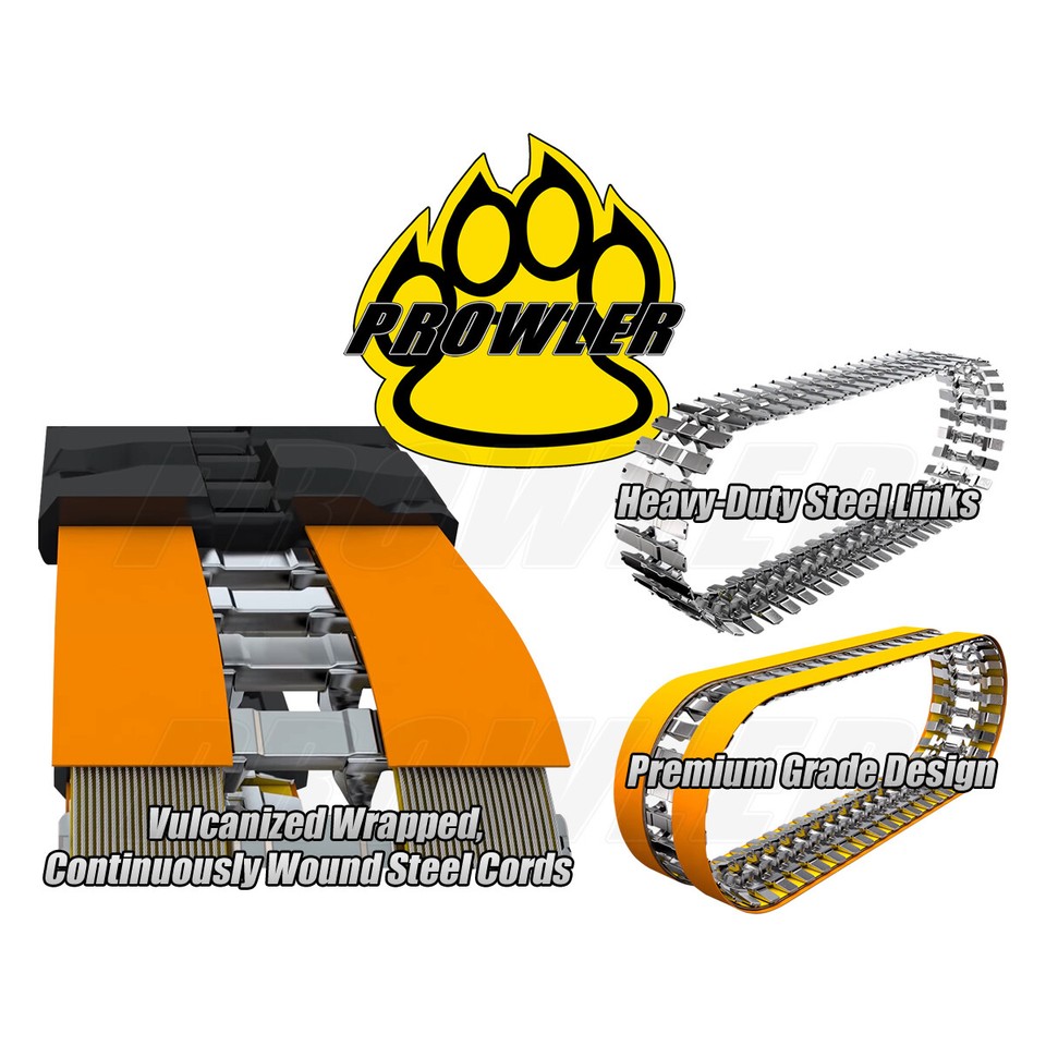 Wacker Neuson ET90 Rubber Track - 450x76x80 - Cross Application Tread ...