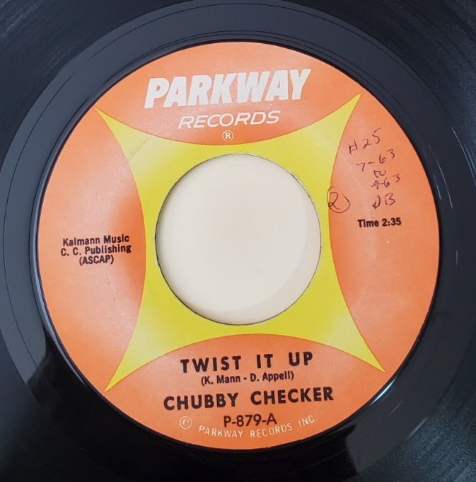 Chubby Checker TWIST IT UP (GREAT ROCK N ROLL 45/PS) #879 PLAYS VG+ TO ...