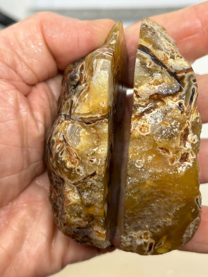 Turkish Stick Agate Rough Lapidary Slabbing Cabbing Carving Chakra ...