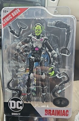 McFarlane Toys DC Direct Brainiac Platinum Edition Figure with Comic | eBay