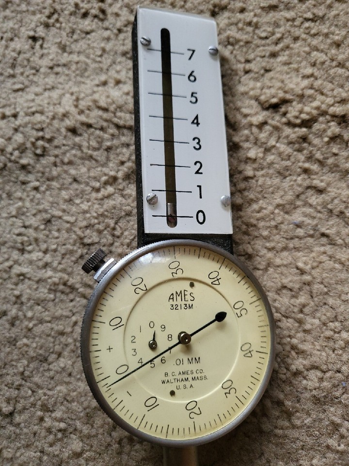 Ames 3213M Dial Drop Indicator Gauge, 7 cm Range, 0.01mm Grad | eBay