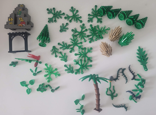LEGOS SET OF 40 TREES AND FOLIAGE PIECES BRICKS LEGO GREENERY! | eBay