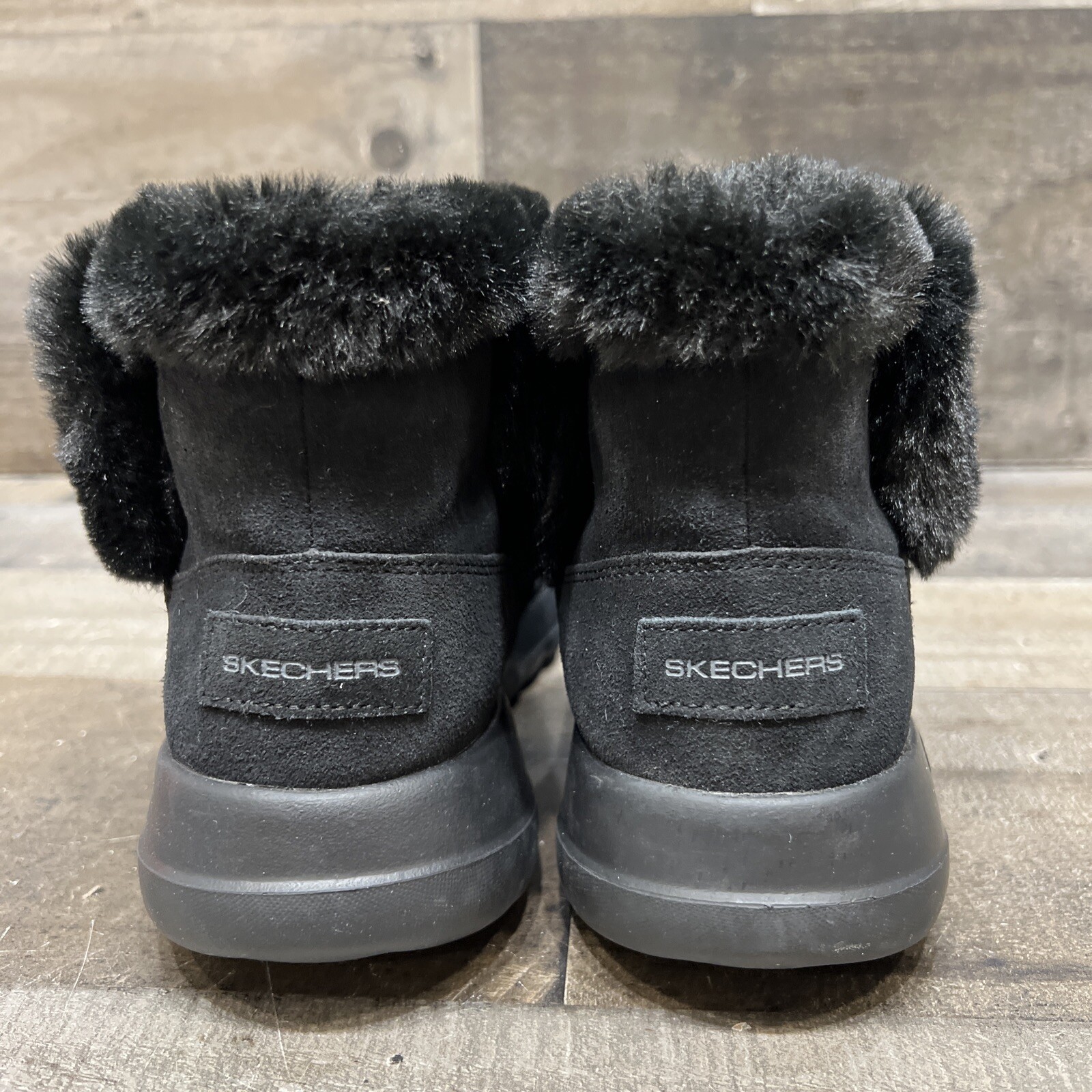 Skechers Goga Mat Gen 5 Air Cooled Womens Black Suede… - Gem